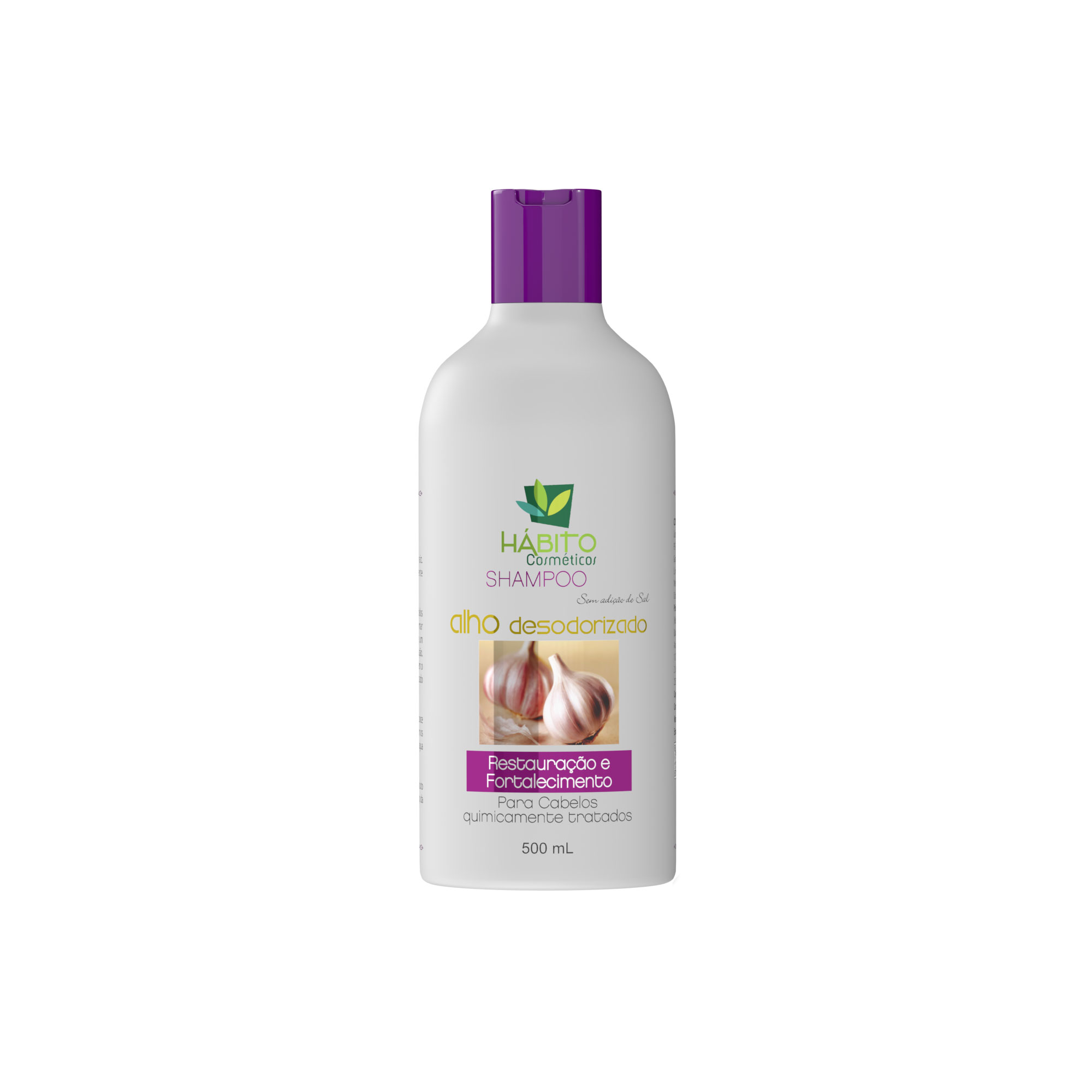 Shampoo Alho Desodorizado – Hábito Cosméticos